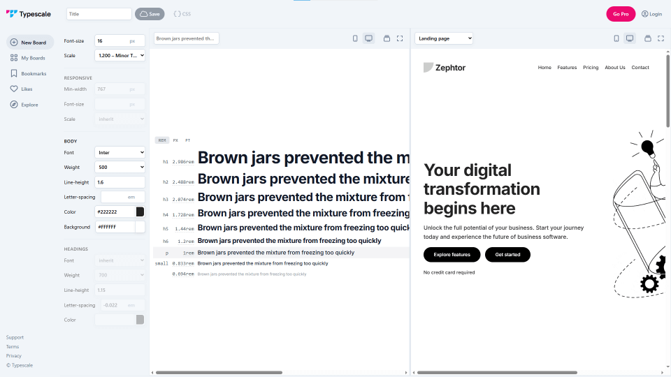 ClampGenerator vs Typescale.com - Best Font-Size & Typescale Tool Comparison